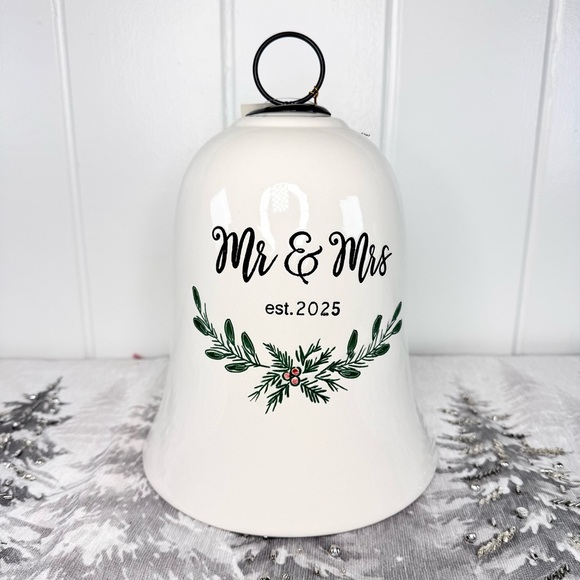 Martha Stewart | Holiday | New Martha Stewart Mr Mrs 225 Christmas Bell ...